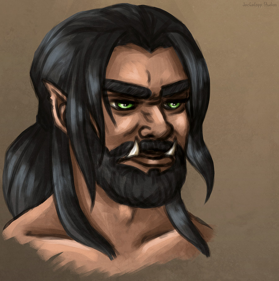 Dapper Draws - Half-Orc K