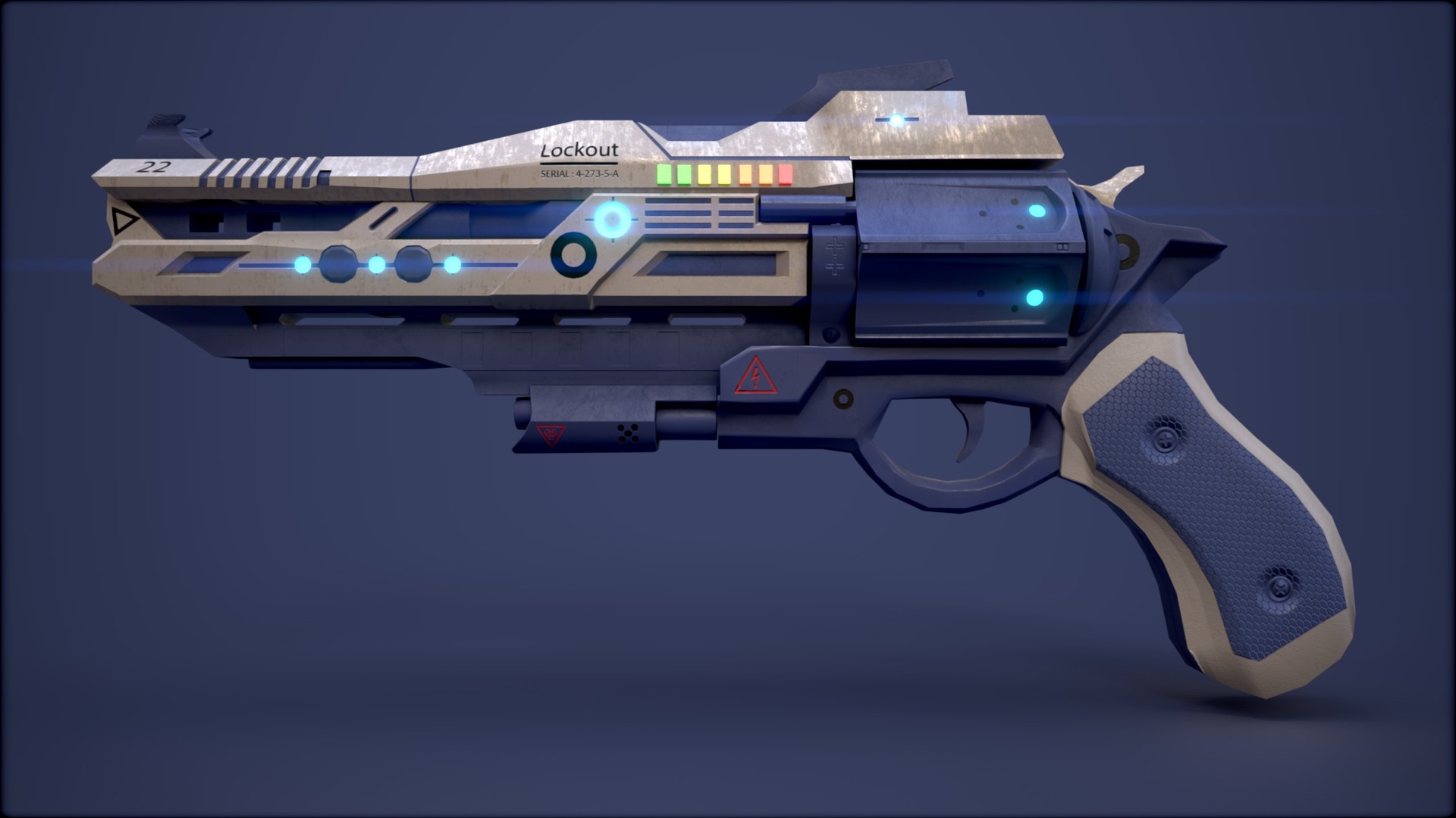 ArtStation - blue gun