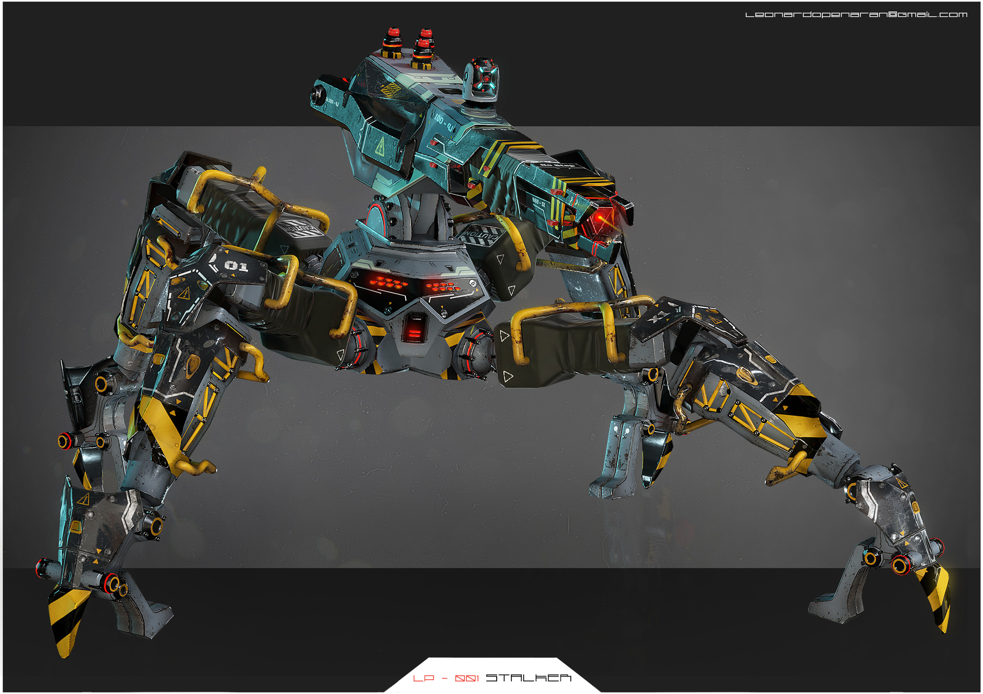Leonardo Peñaranda - LP - 001 Stalker Mech project