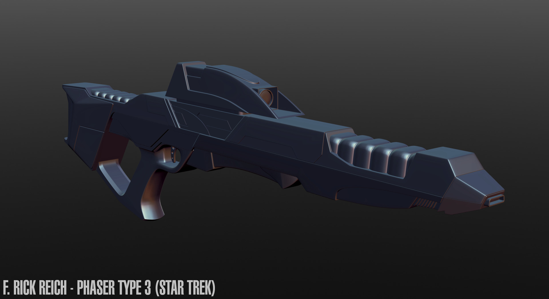 ArtStation - Phaser Type 3 (Star Trek)