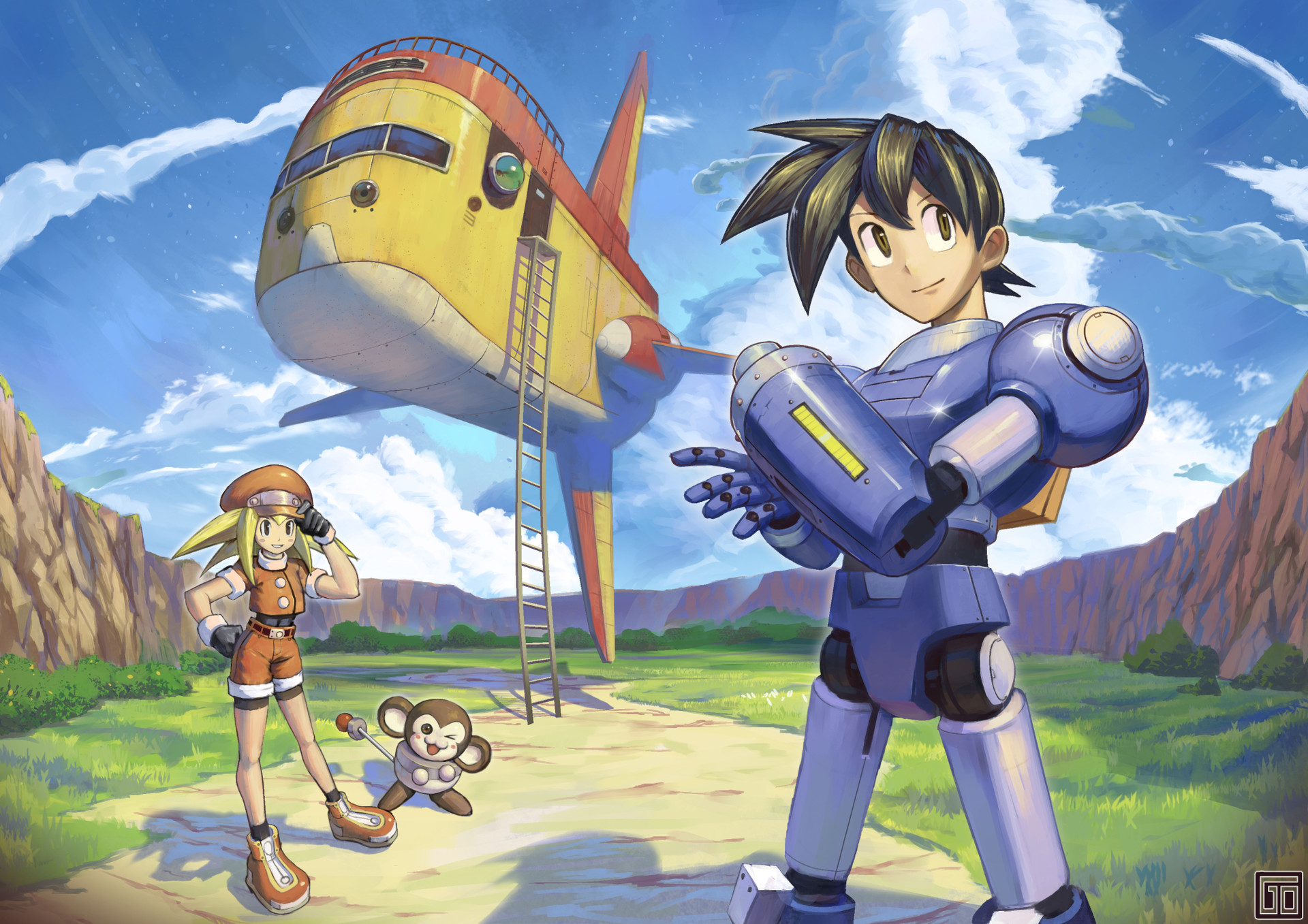 ArtStation - Megaman Legends Fanart, Good Otaku