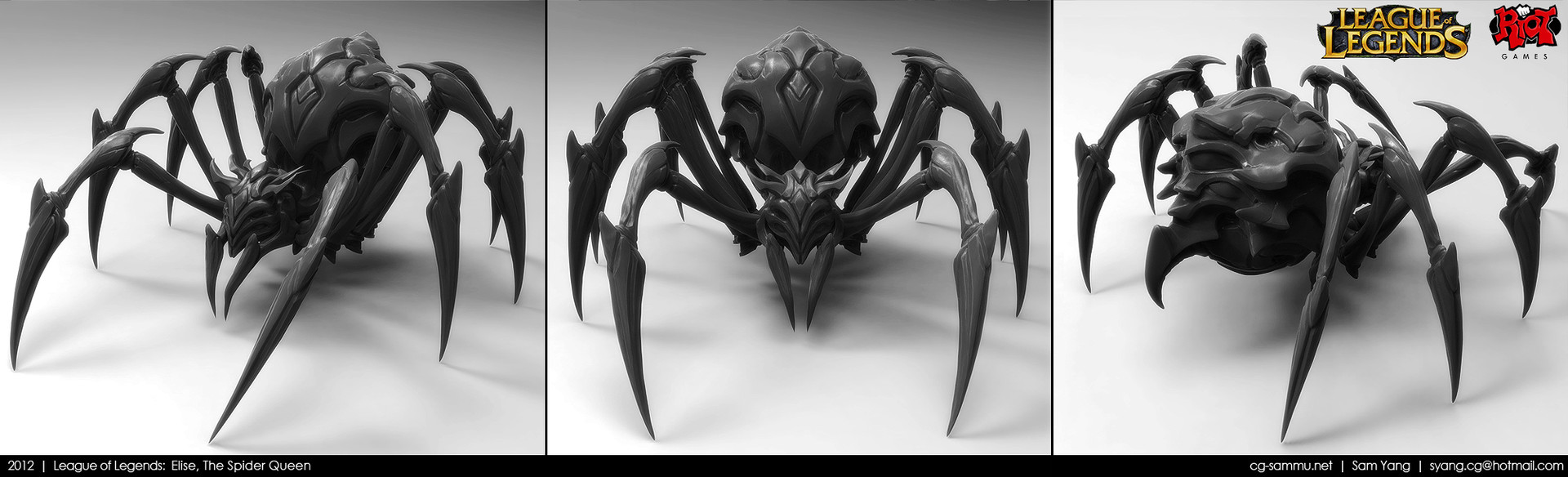 ArtStation - League of Legends: Elise Spider