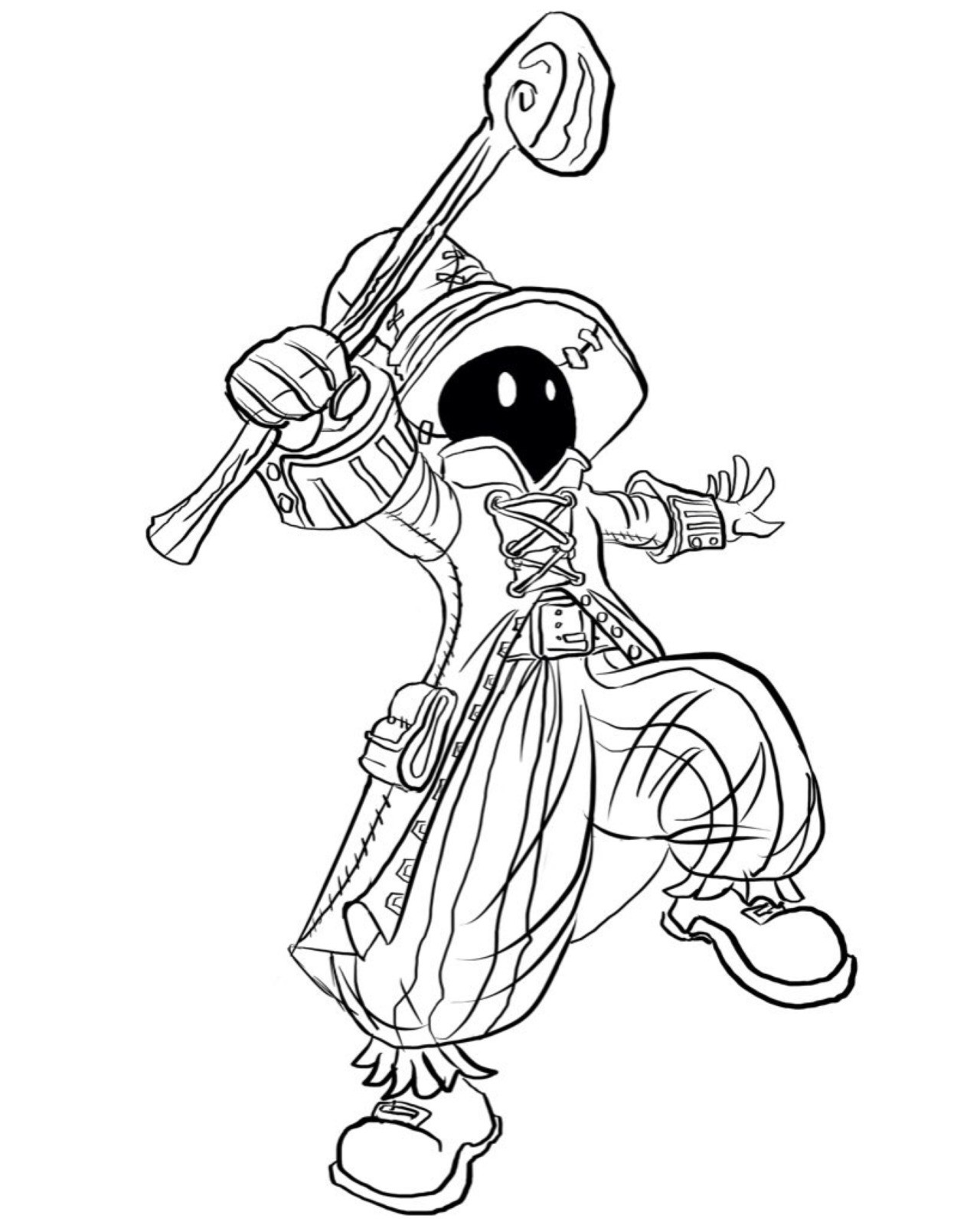 final fantasy 9 coloring pages
