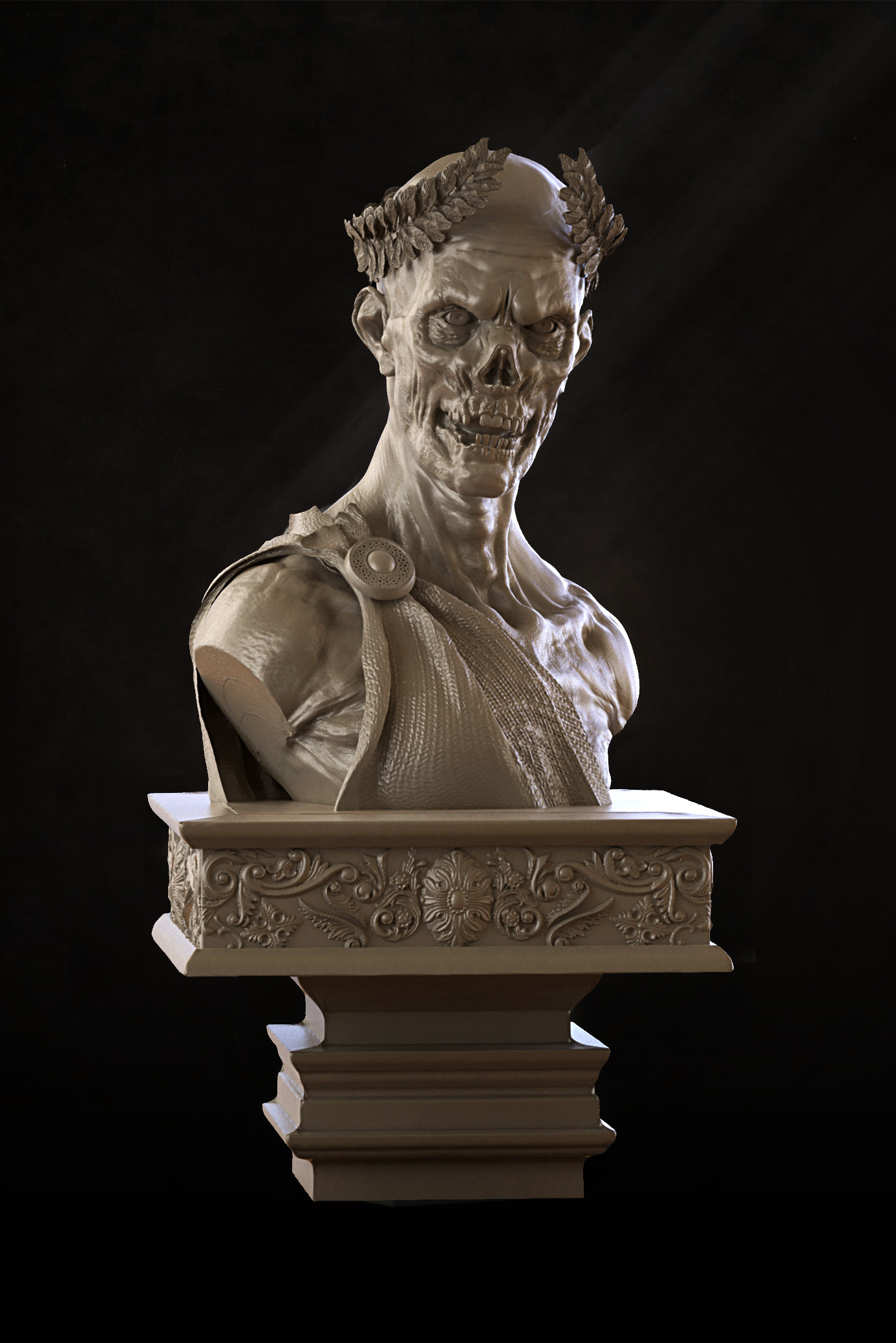 ArtStation - Undead Caesar Bust