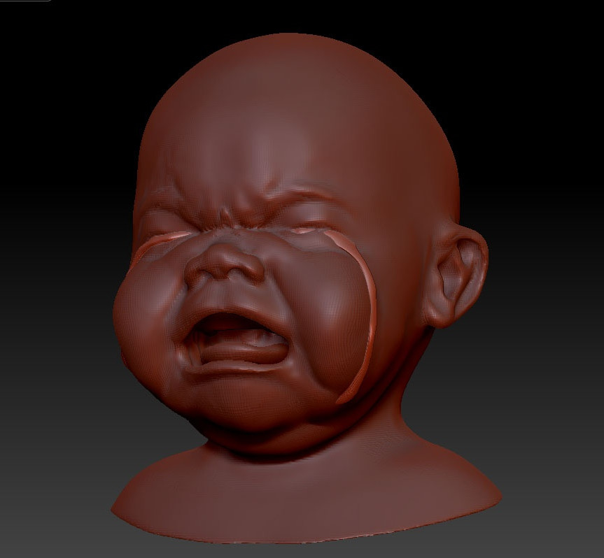 ArtStation - crying baby