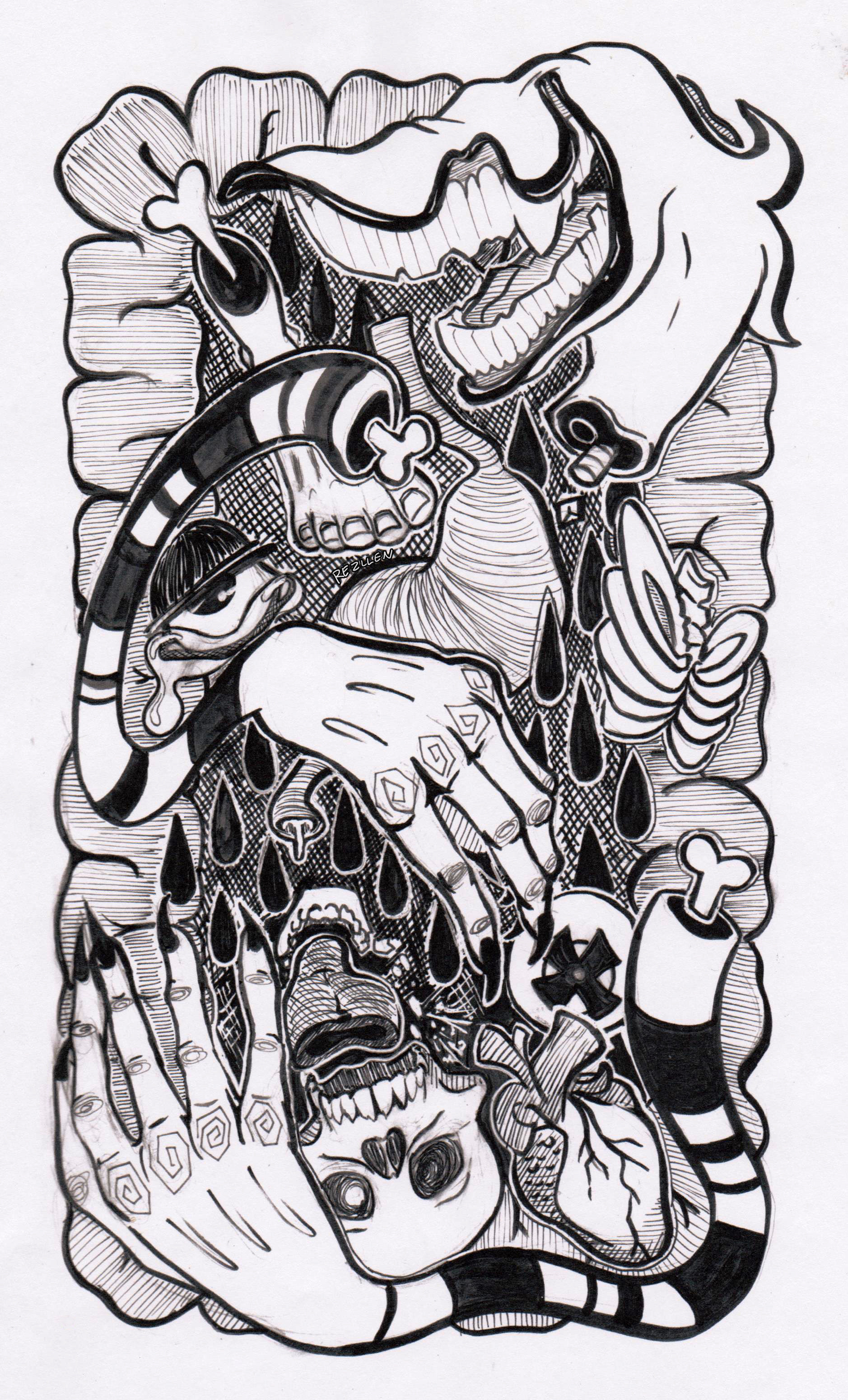 ArtStation - Horror Inks