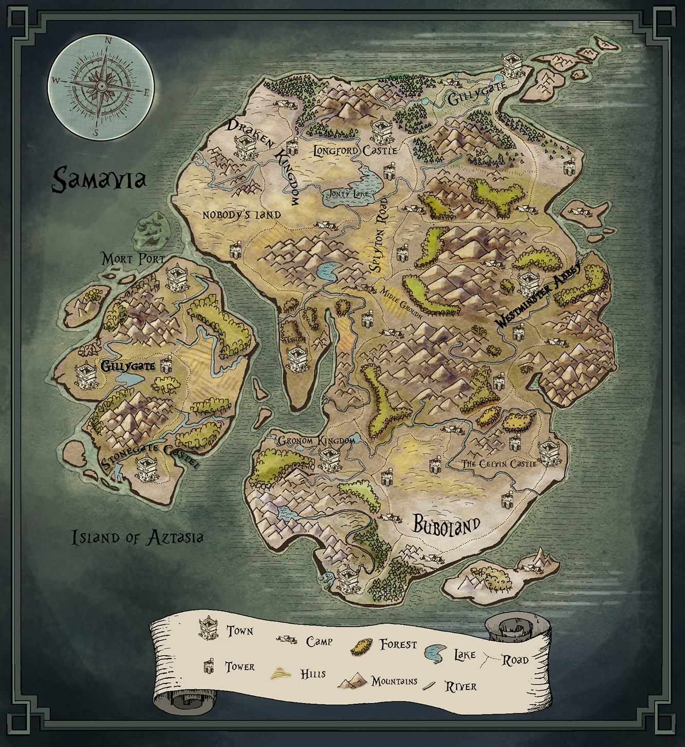 ArtStation - Map Concept , Tsvetan KAmburov