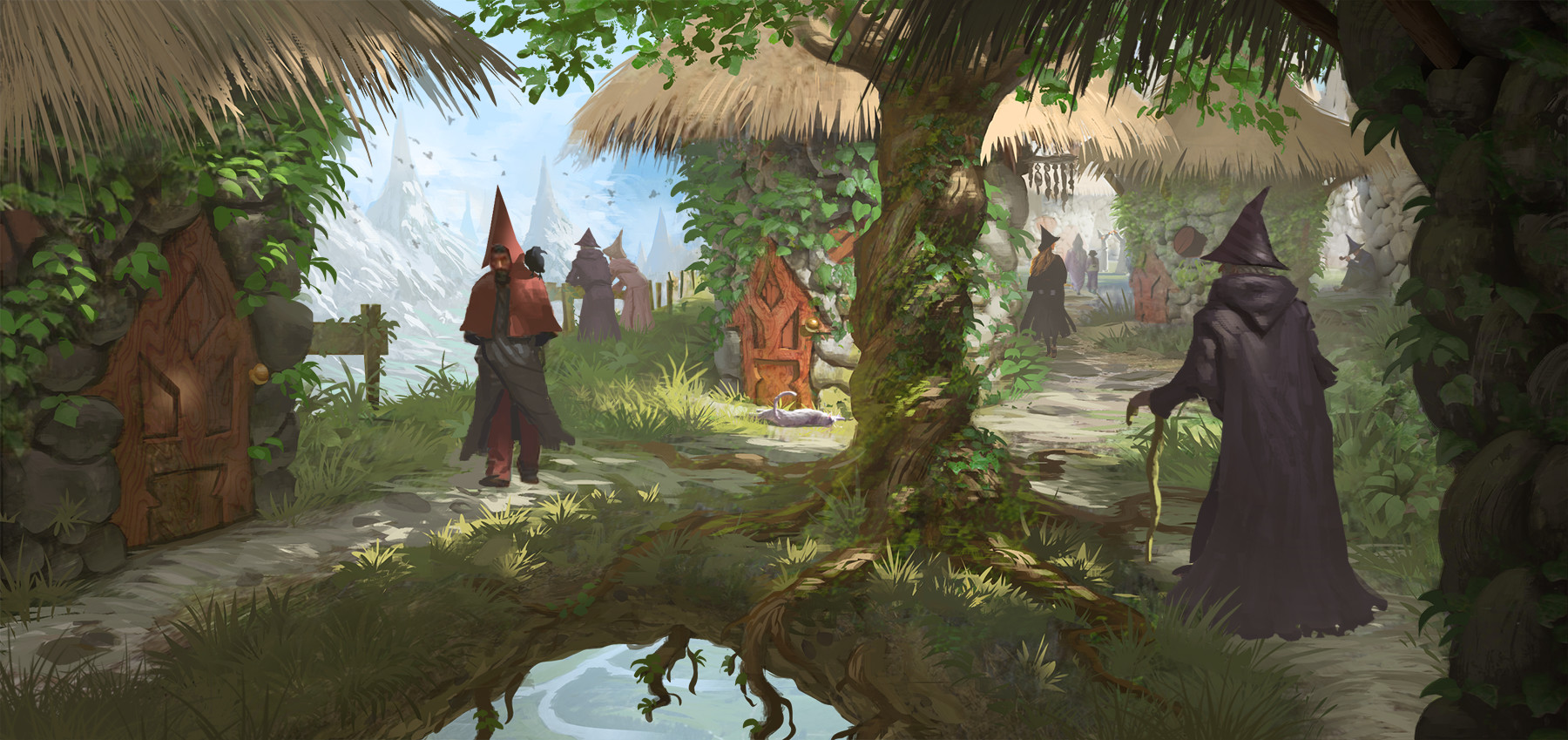 ArtStation - Wizard Village