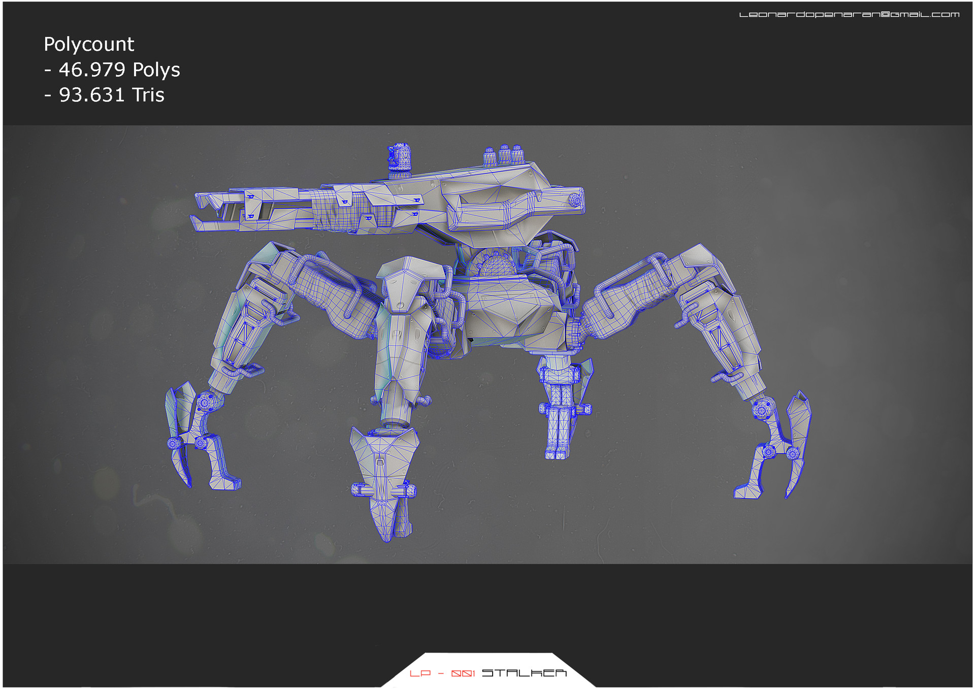 Leonardo Peñaranda - LP - 001 Stalker Mech project