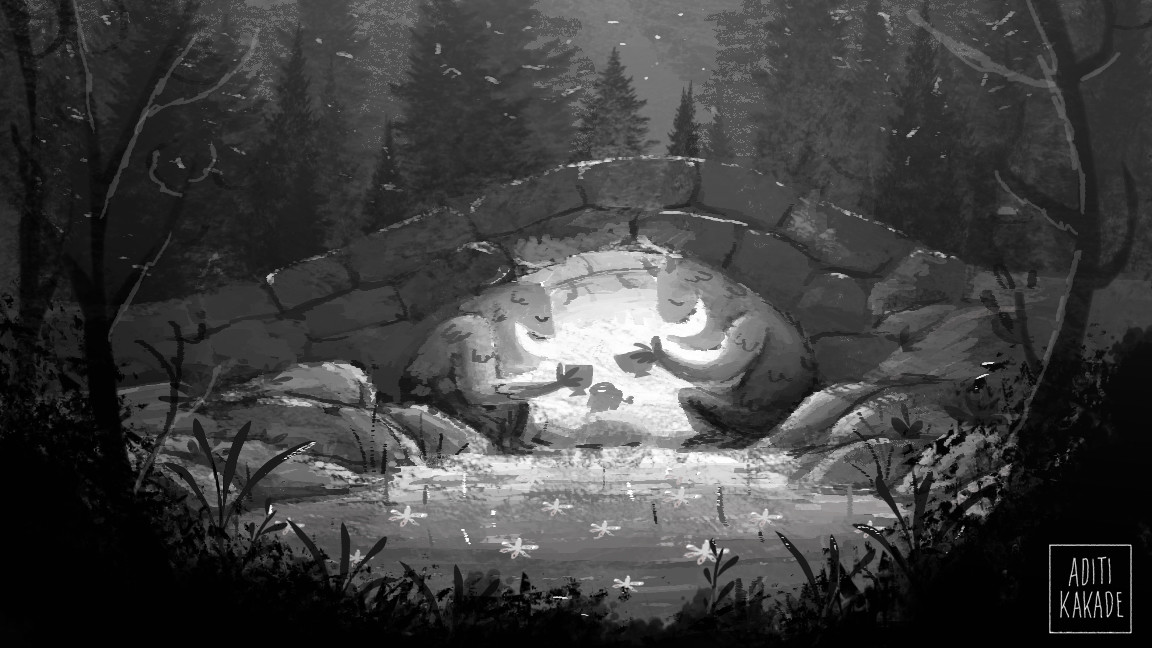 ArtStation - Trolls Under The Bridge