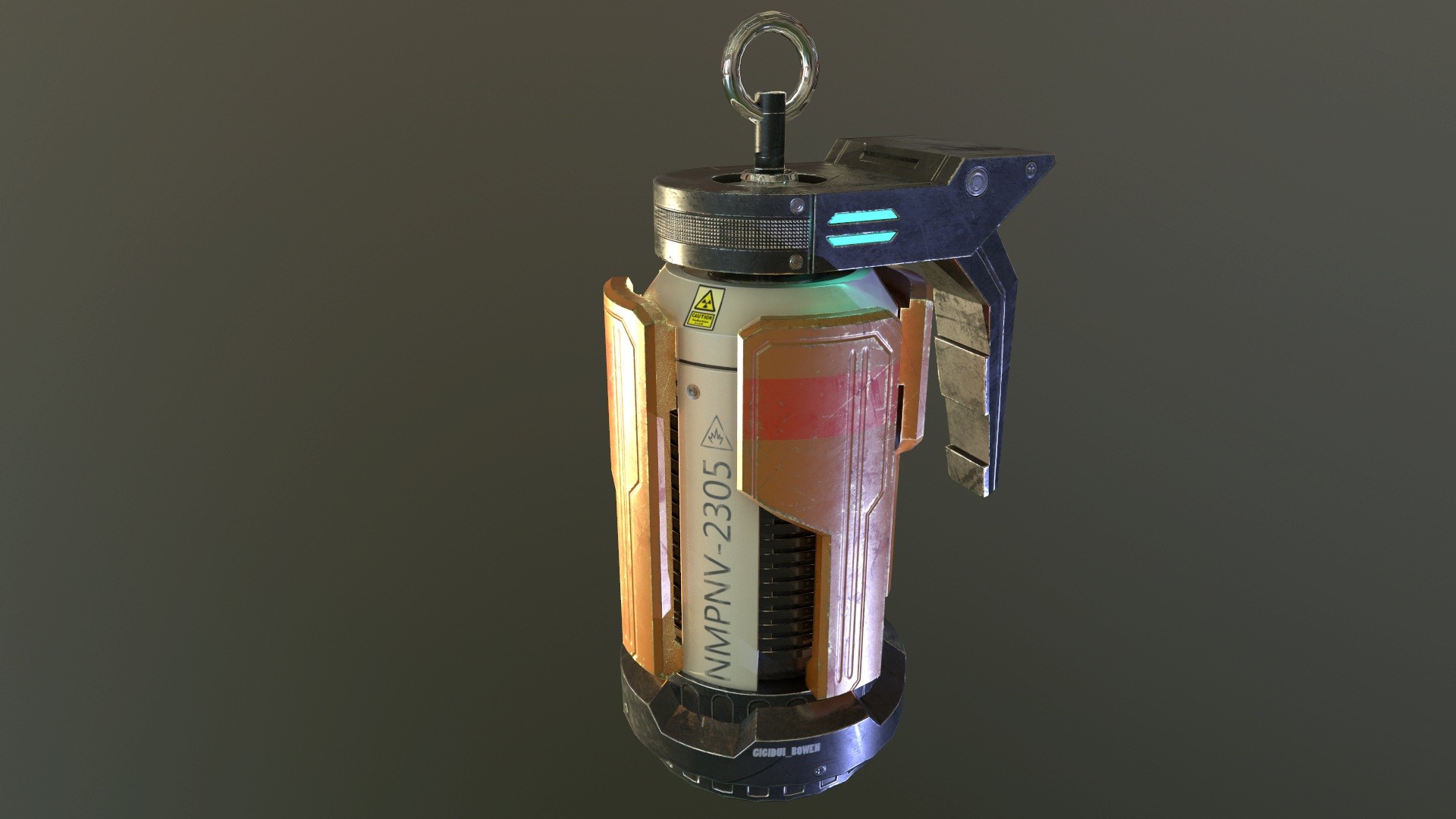 ArtStation - grenade made with pbr process