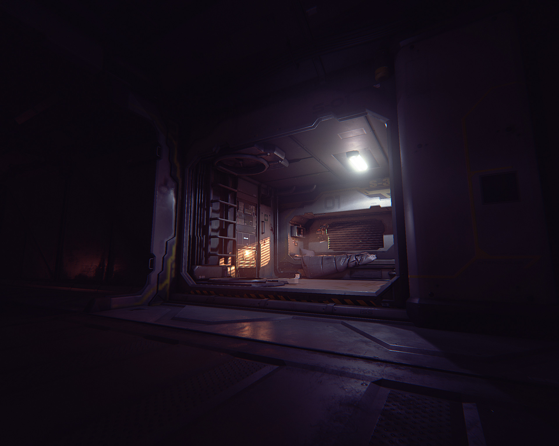 Sci Fi Room Concept Art