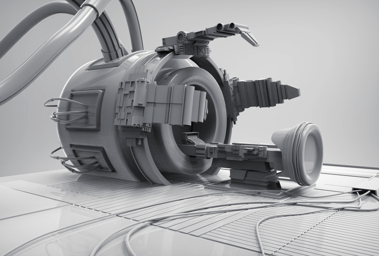 ArtStation - Futuristic operating table