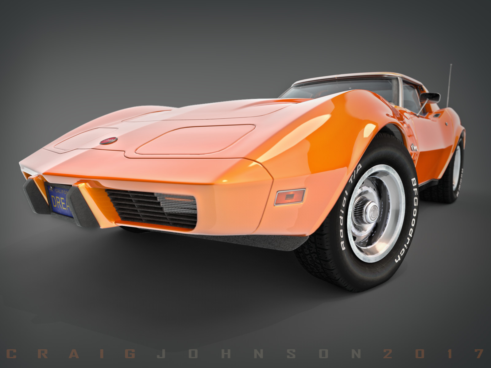 sketchfab corvette