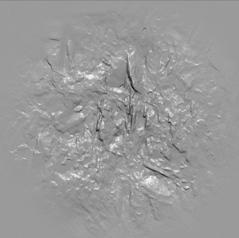 Fahad Alneama - Eroded River Bed Rock Vector Displacement Map Pack