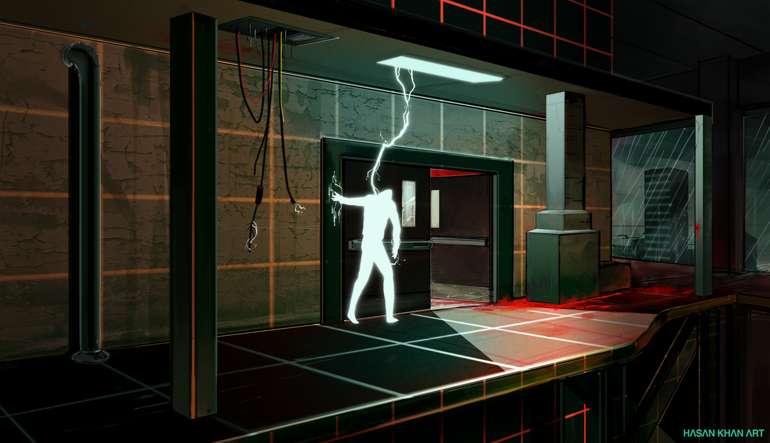 ArtStation - The Electric Ghost! 👻