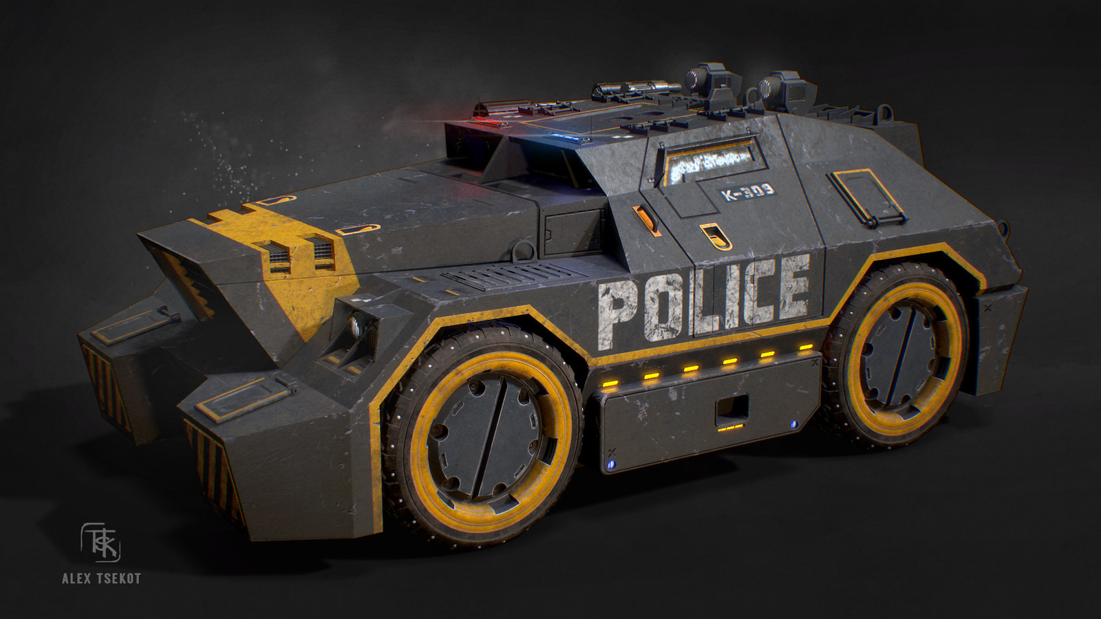Alex Tsekot Portfolio - Police APC Concept