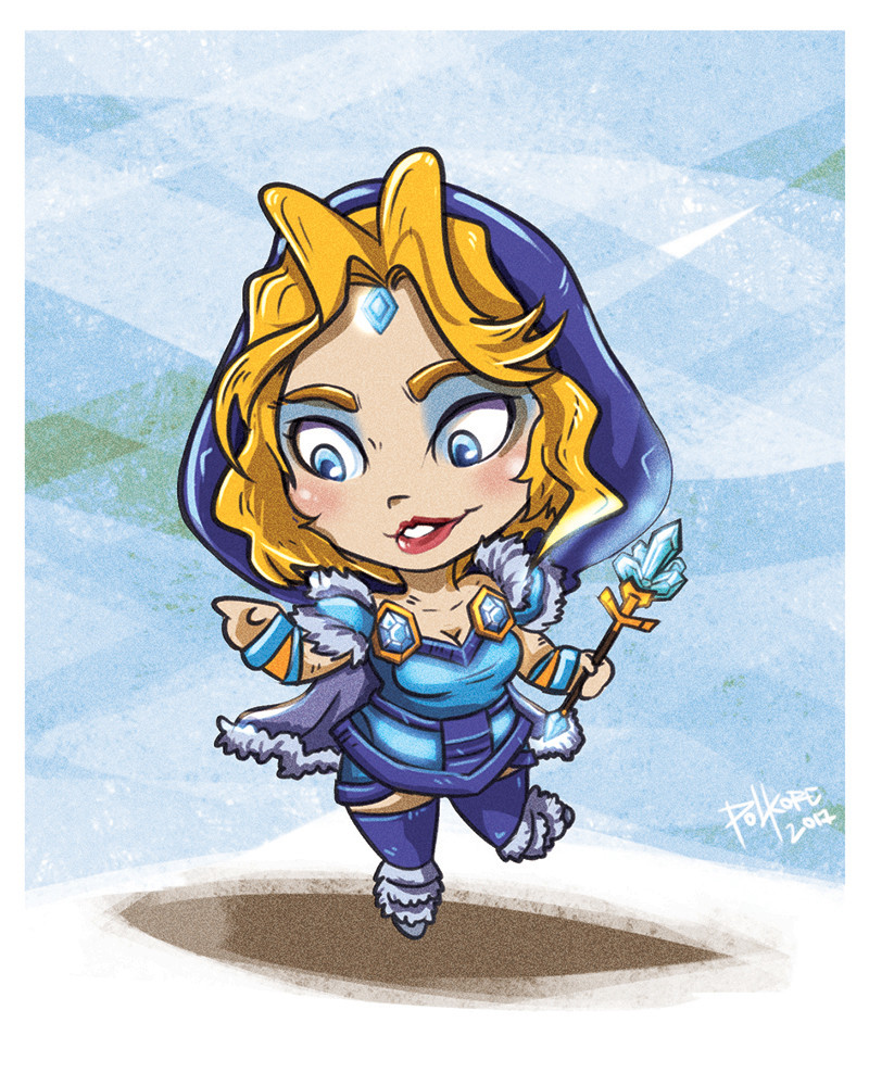 ArtStation - Chibi Crystal Maiden