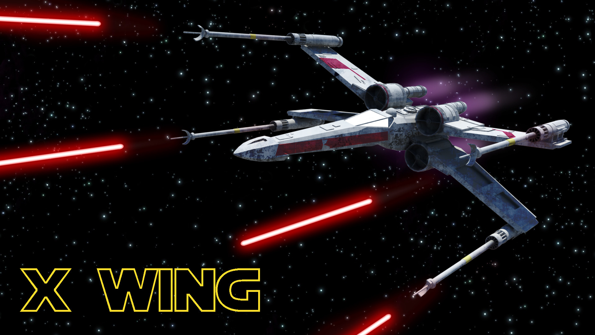 ArtStation - X wing 3D model from Star Wars