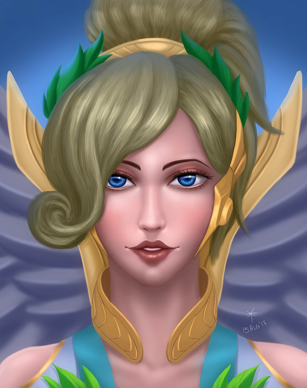 ArtStation - Winged Victory Mercy Fanart