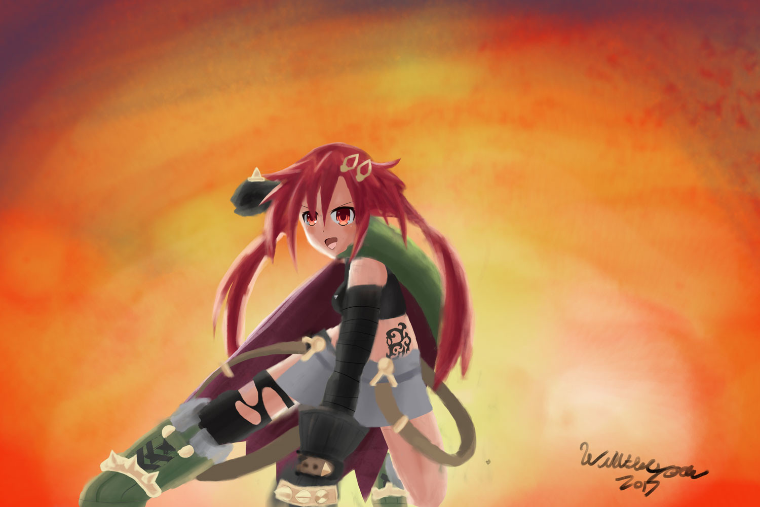 Katsuo Twintail - Cyberdimension Uzume