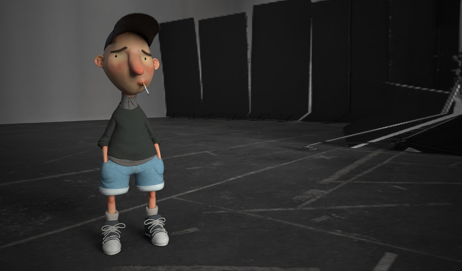 ArtStation - Waiting guy