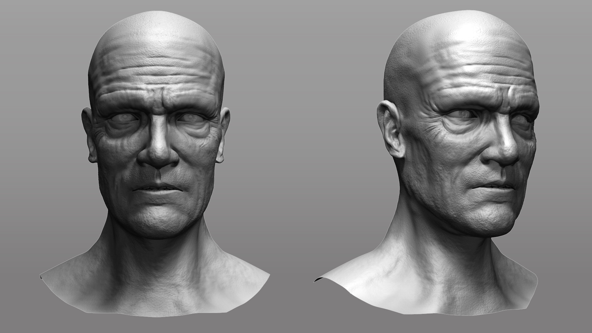 ArtStation - Male Head #001