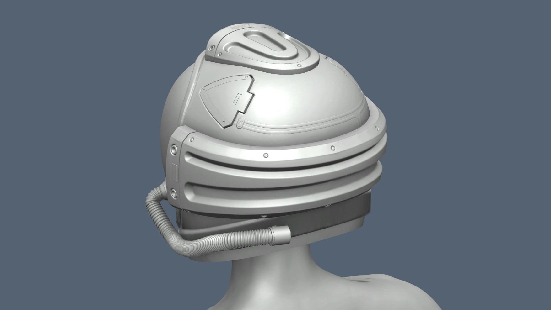 Kenneth Lau - Retro Sci-fi Space Helmet (WIP)