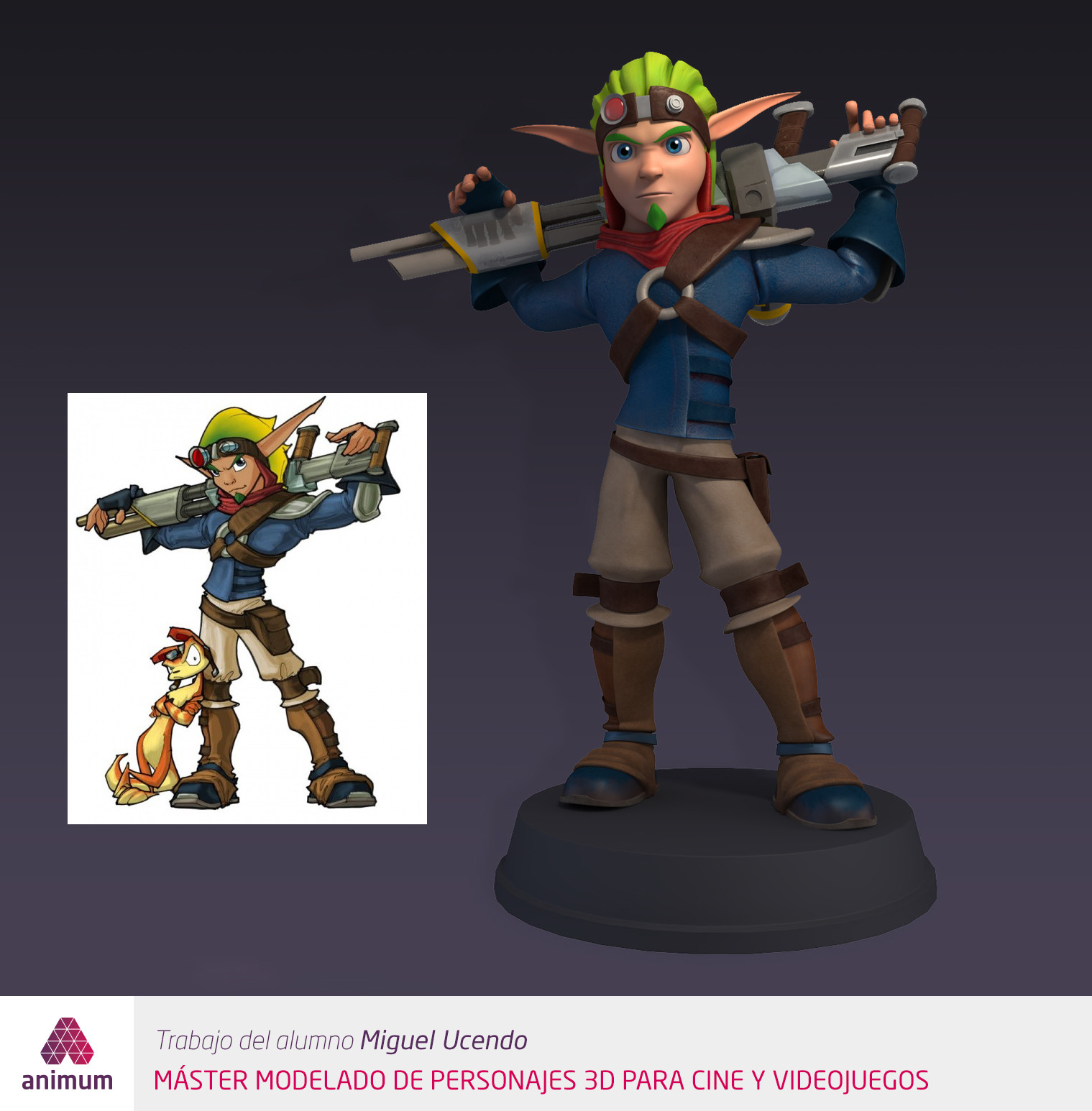 ArtStation - Jak | Cartoon character