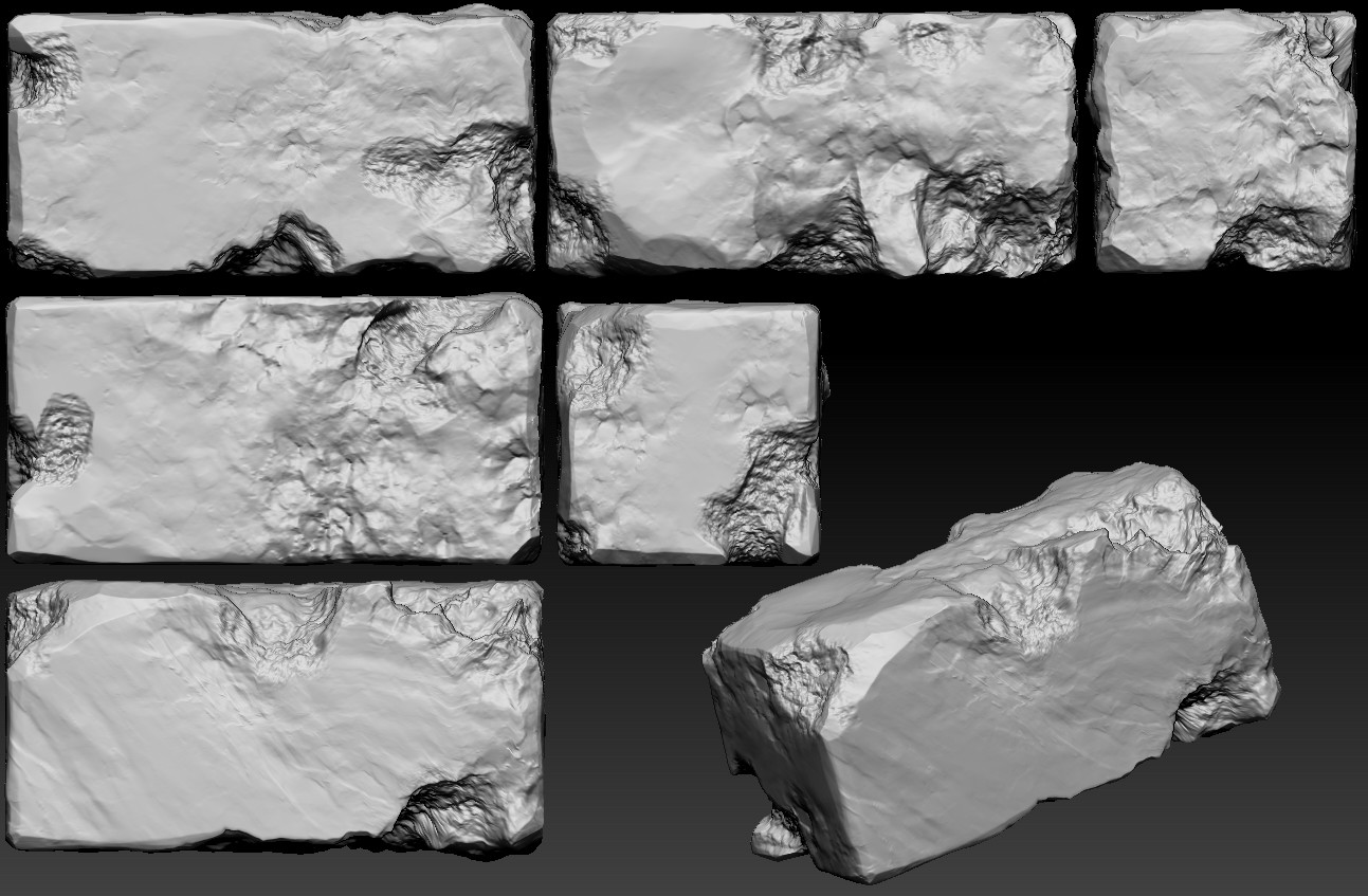 Marcus Kennedy - Damaged Stone Brick Repeatable Texture