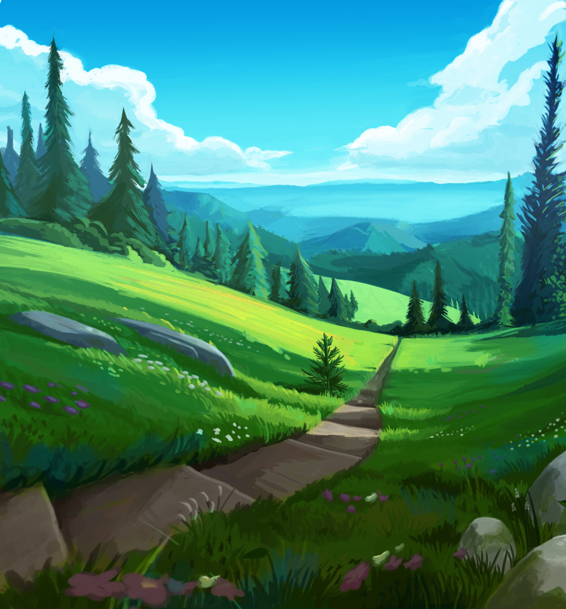 ArtStation - Green Valley