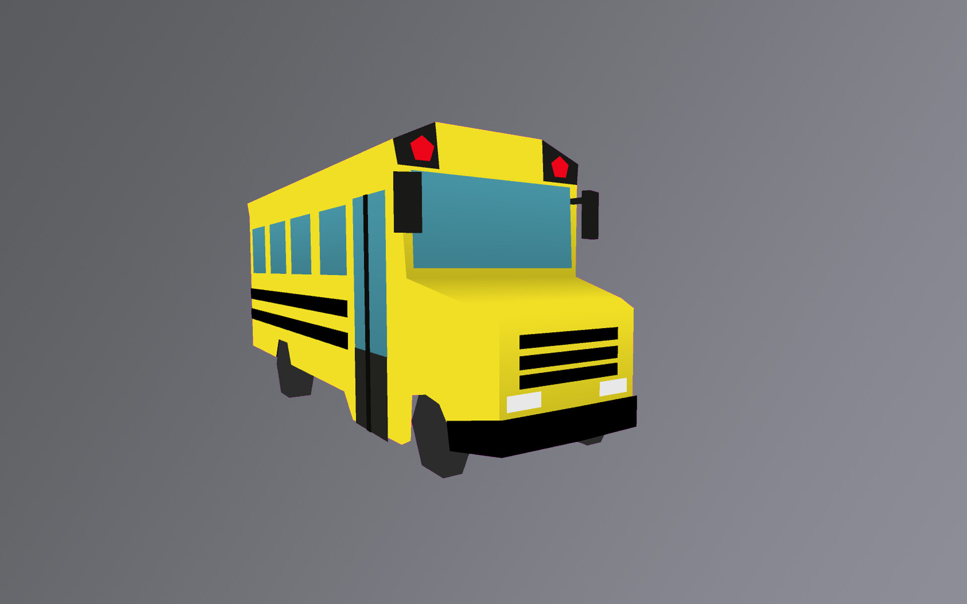 ArtStation - School Bus