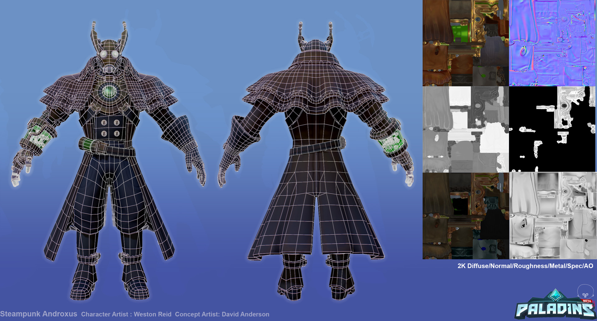 Weston Reid - Paladins Steampunk Androxus