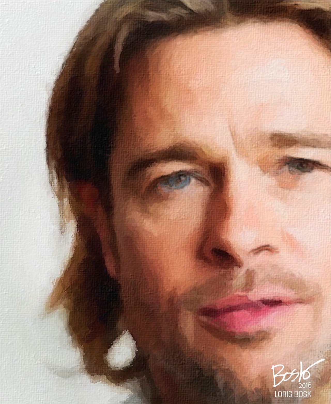 ArtStation - Brad Pitt portrait