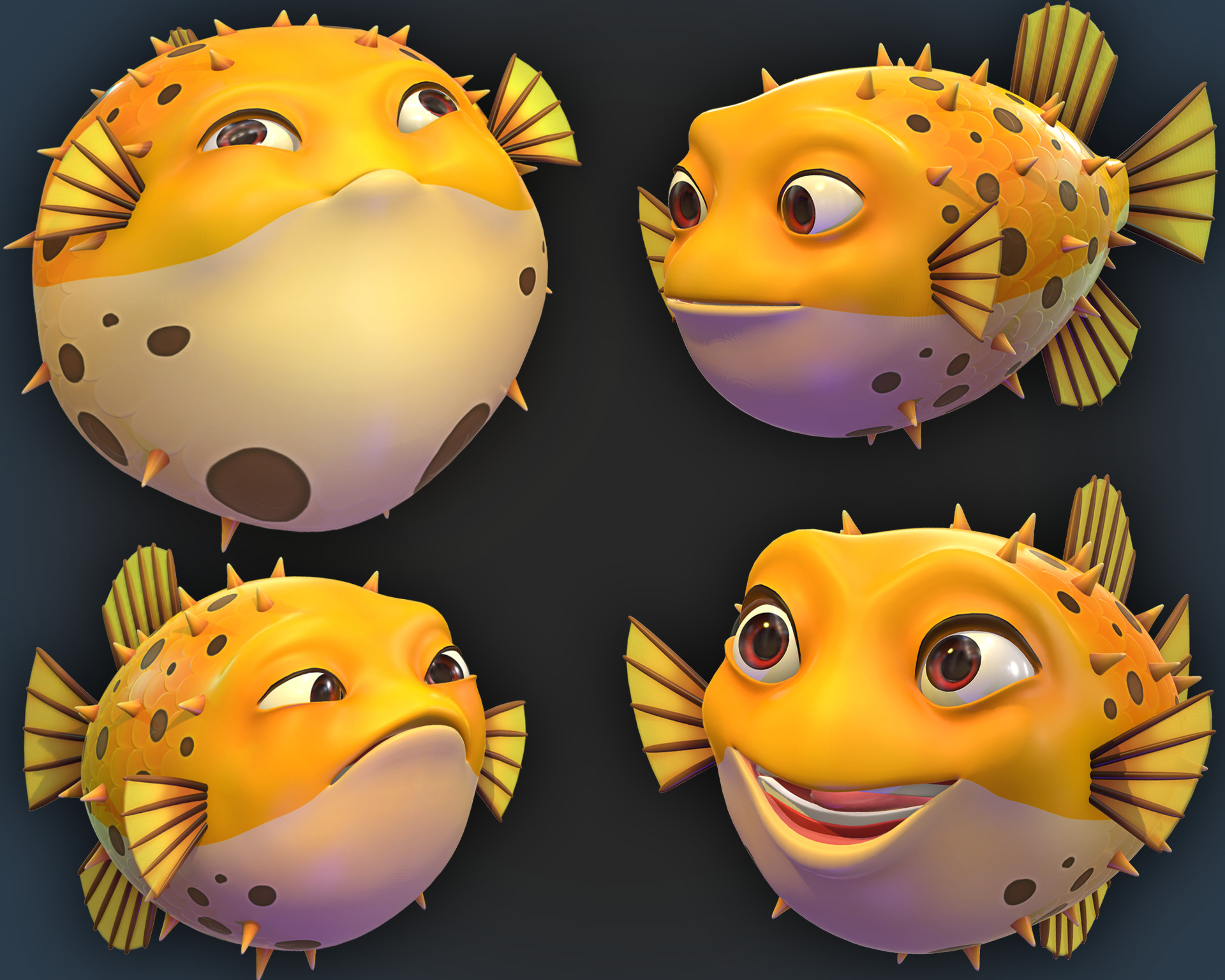 ArtStation - Fish_Hedgehog