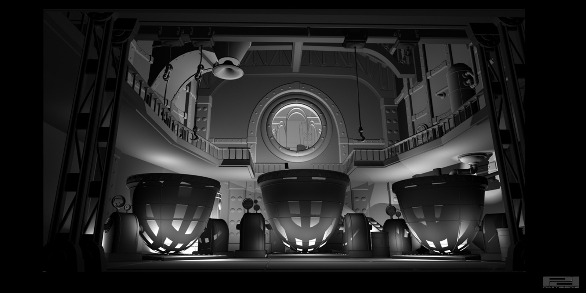 ArtStation - Factory 3D Set Design