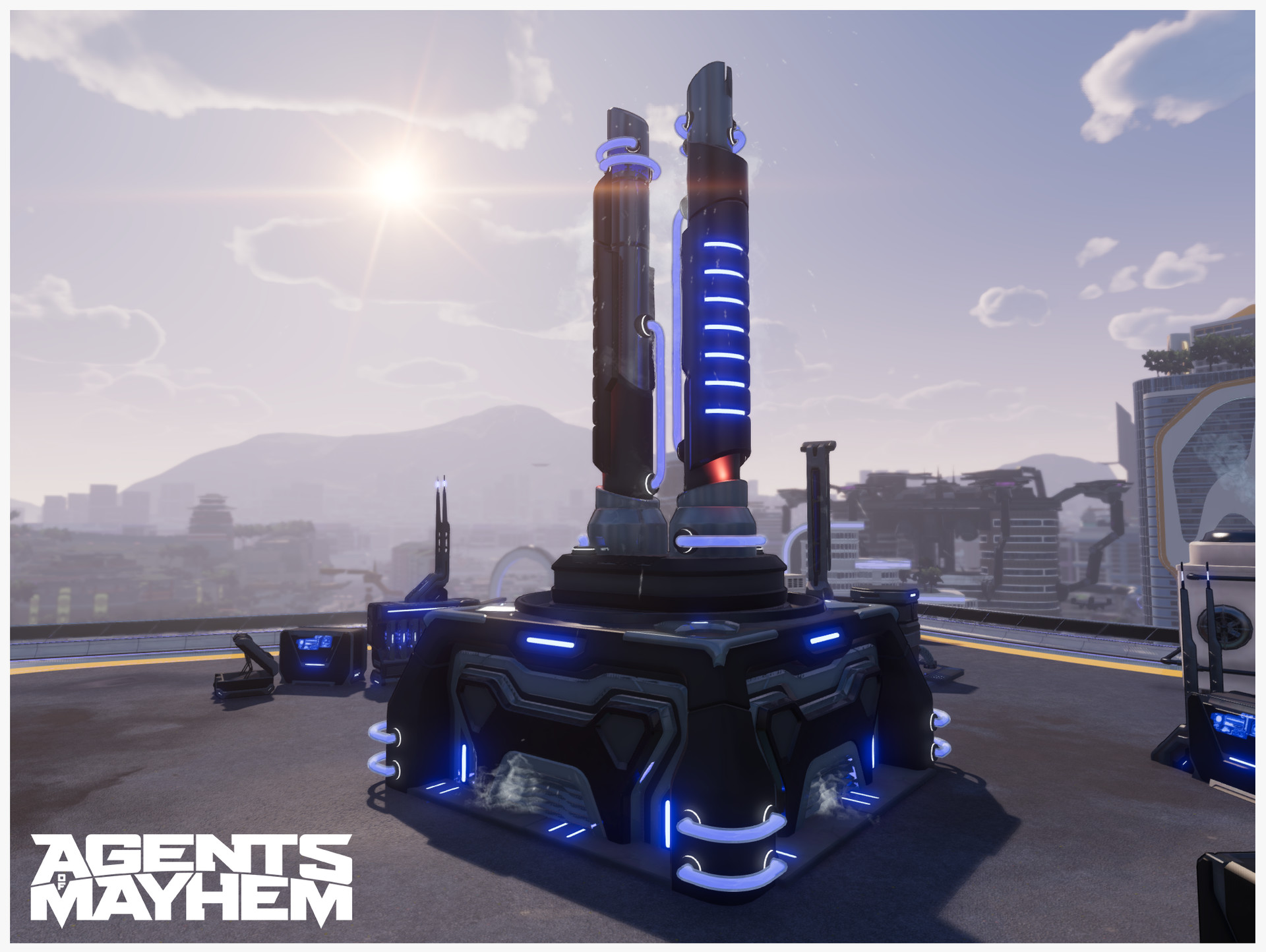ArtStation - Agents of Mayhem - Ice Barrage Cannon