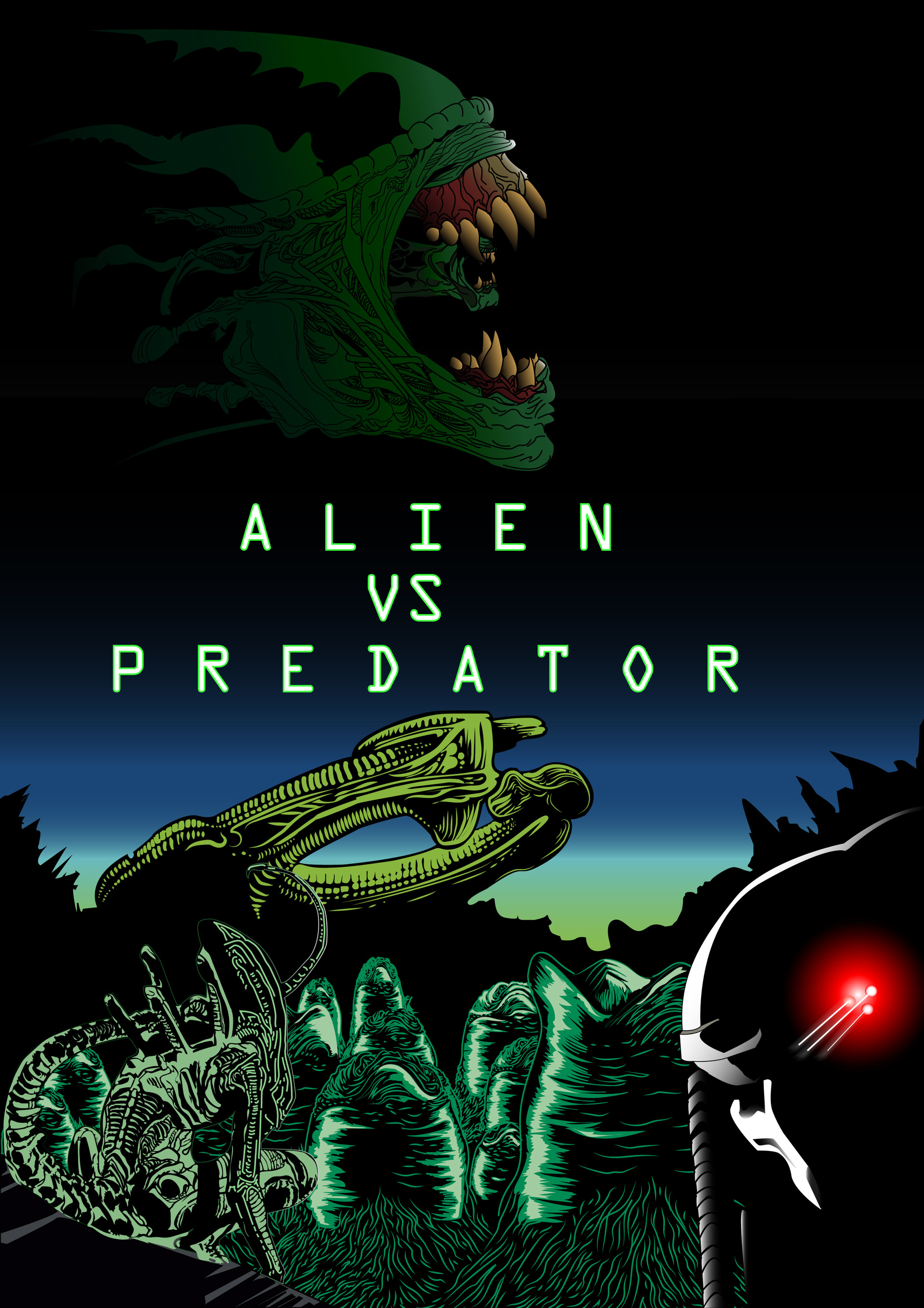 ArtStation - Alien vs predator