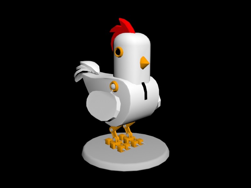 ArtStation - Simple Robot Chicken