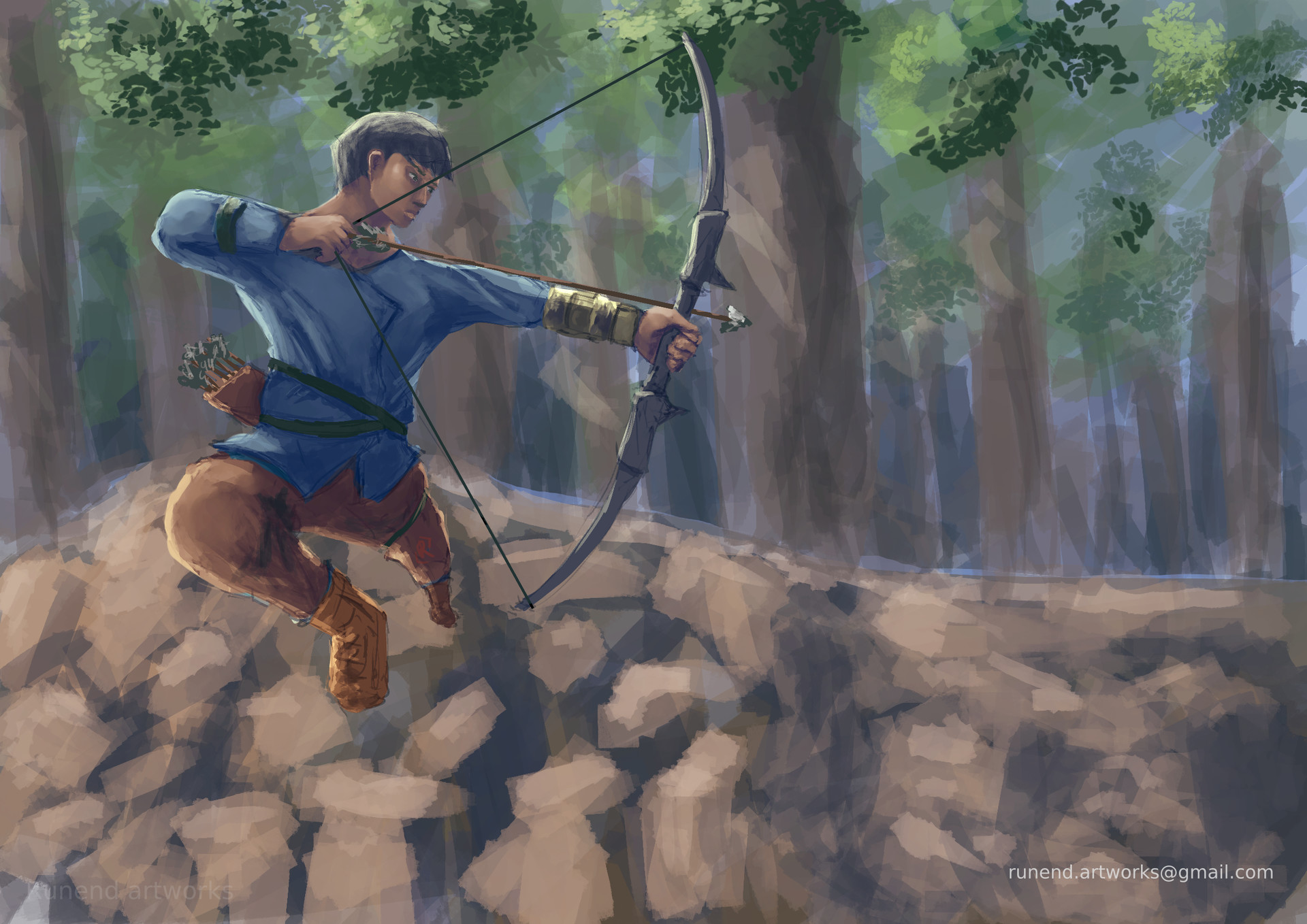 ArtStation - flying archer