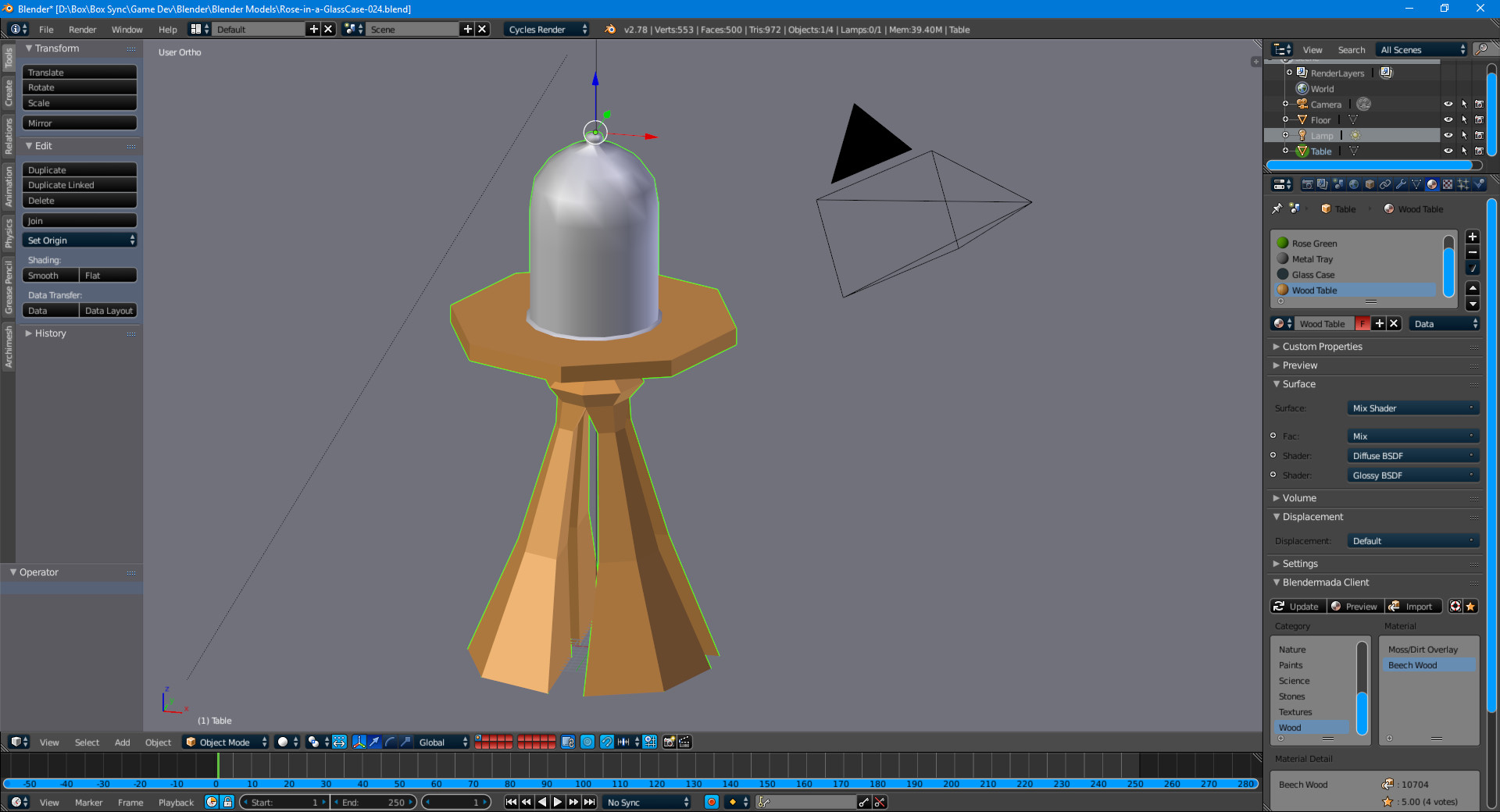 Kade Markoux - Glass Cased Rose