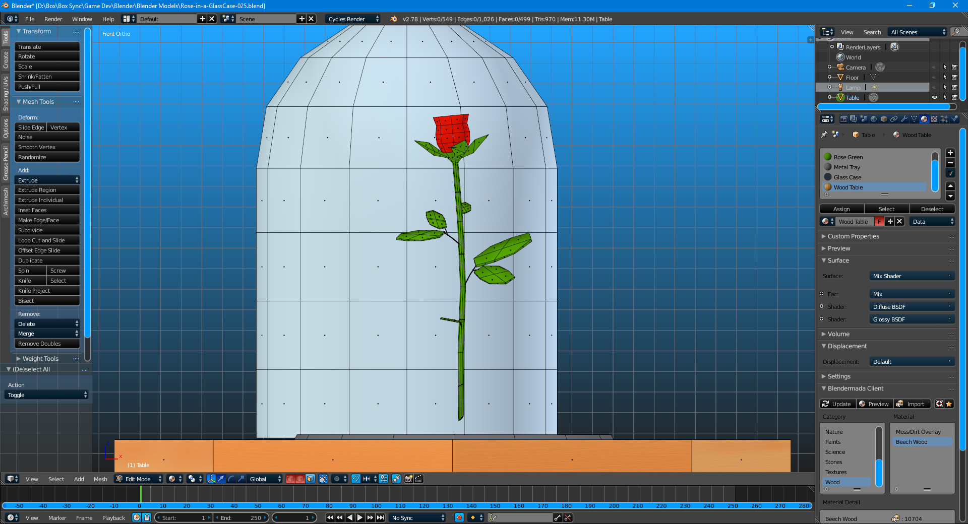 Kade Markoux - Glass Cased Rose