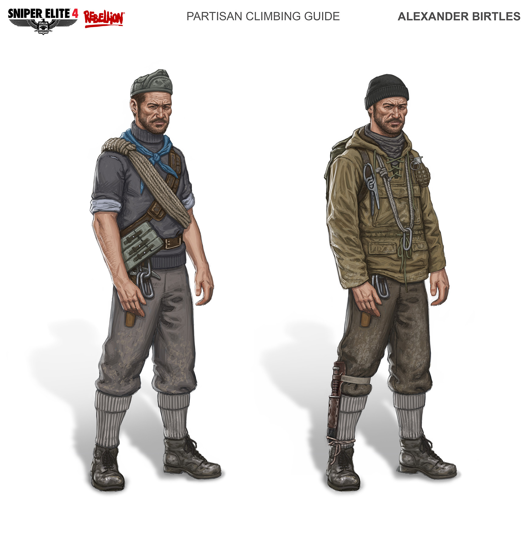 ArtStation - SNIPER ELITE 4 Partisan Climbing Guide