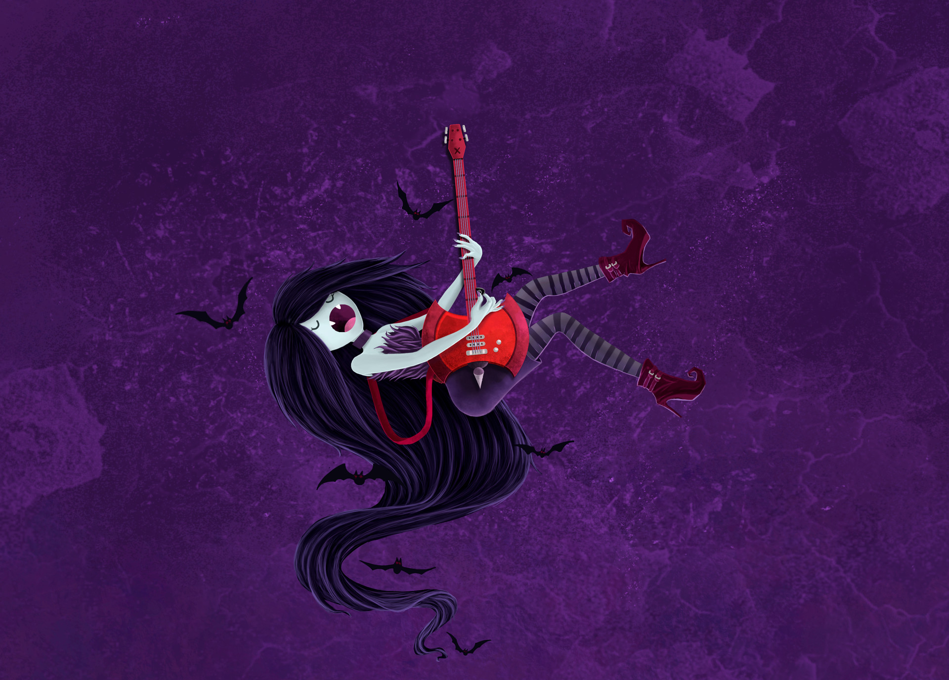 ArtStation - The beautiful Marceline queen of the vampires