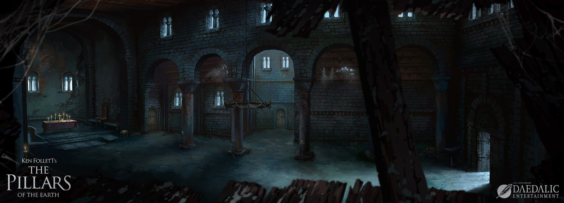 ArtStation - The Pillars of the Earth - Kingsbridge Cathedral Interior