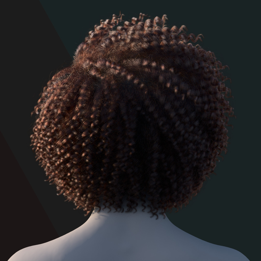 Jeordanis Figuereo - Ornatrix: Curly Hair and Renderman ...