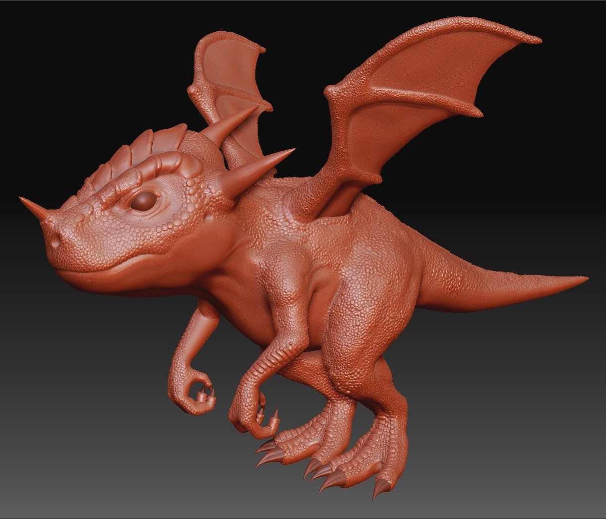 ArtStation - DRAGON (past practice)