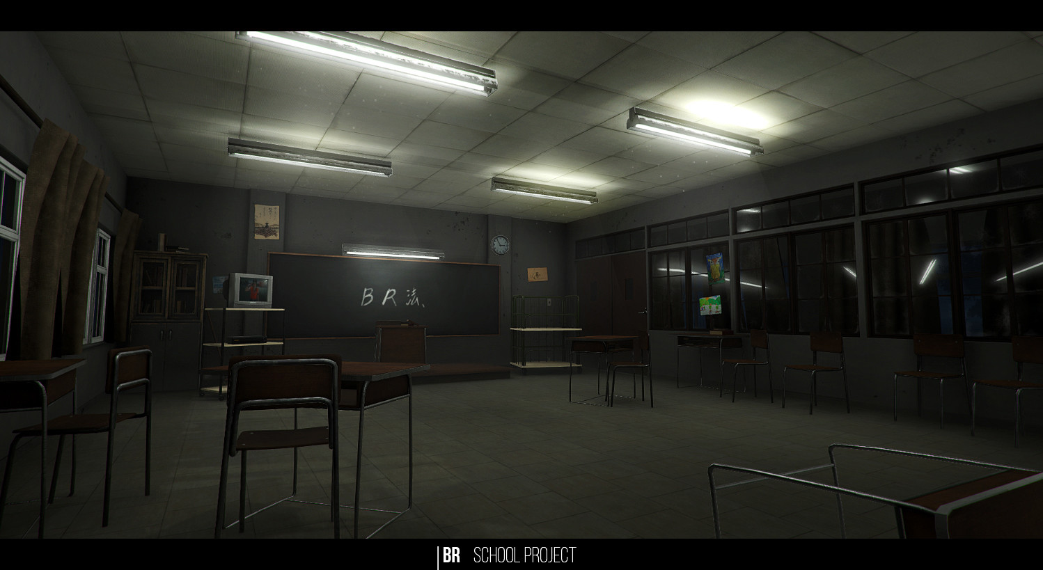 Antoine Brisseau - Battle Royal School Scene - Unity