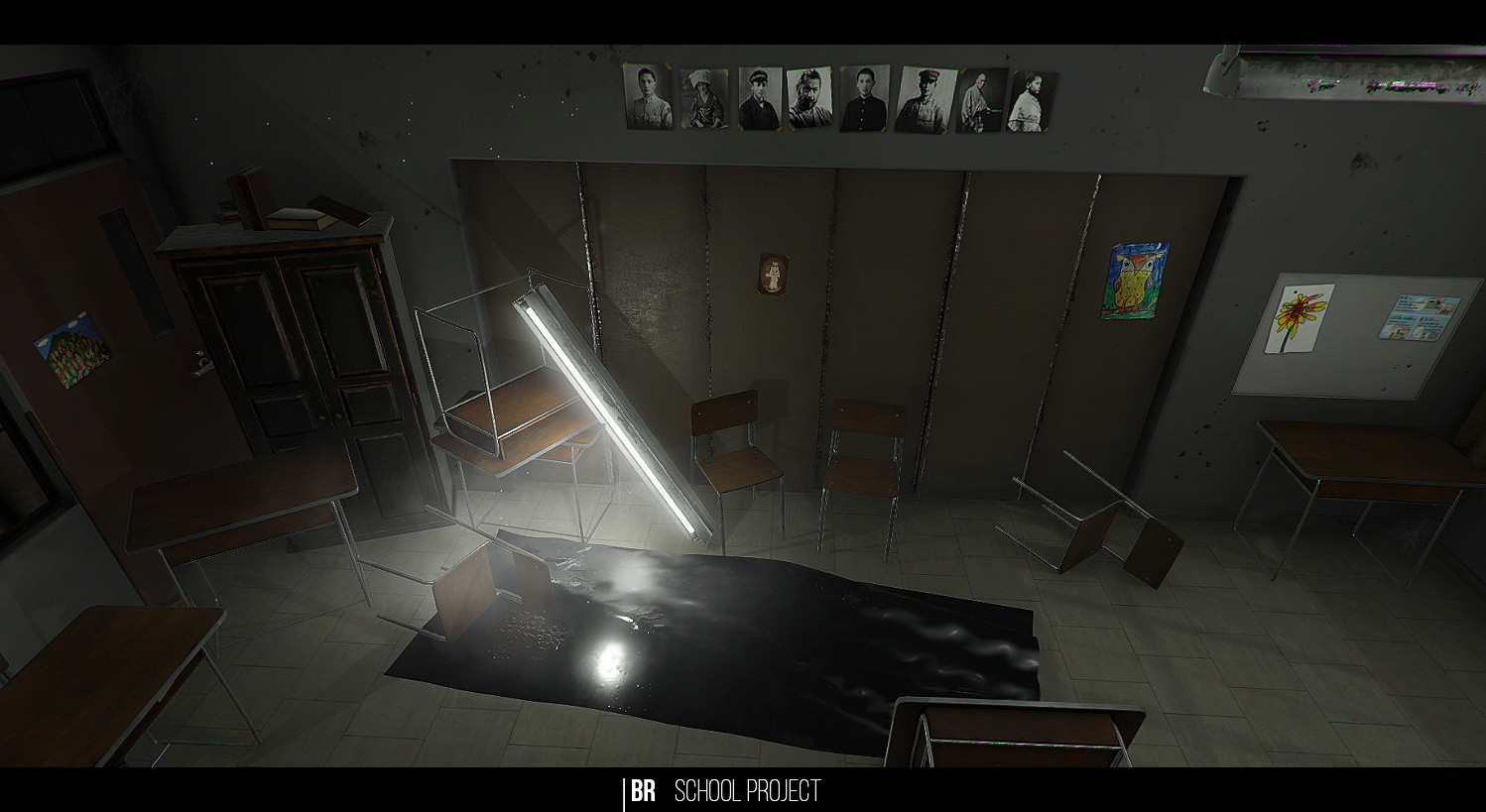 Antoine Brisseau - Battle Royal School Scene - Unity