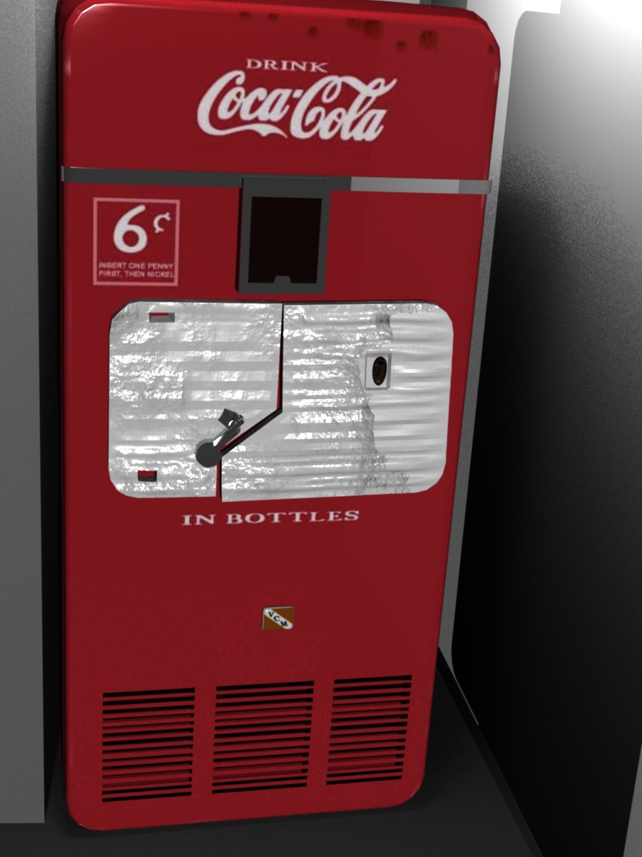 ArtStation - Coke Machine final for Portfolio 3